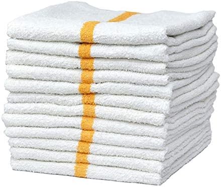 Amazon.com: 60-Pack Bar Towels Bar Mops 16X19 with Blue Center ...