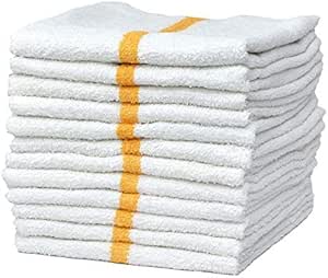 Amazon.com: 60-Pack Bar Towels Bar Mops 16X19 with Blue Center ...