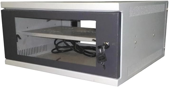 Generic 3U Rack - CCTV/NVR/DVR Rack with 3 Power Sockets - Transparent ...