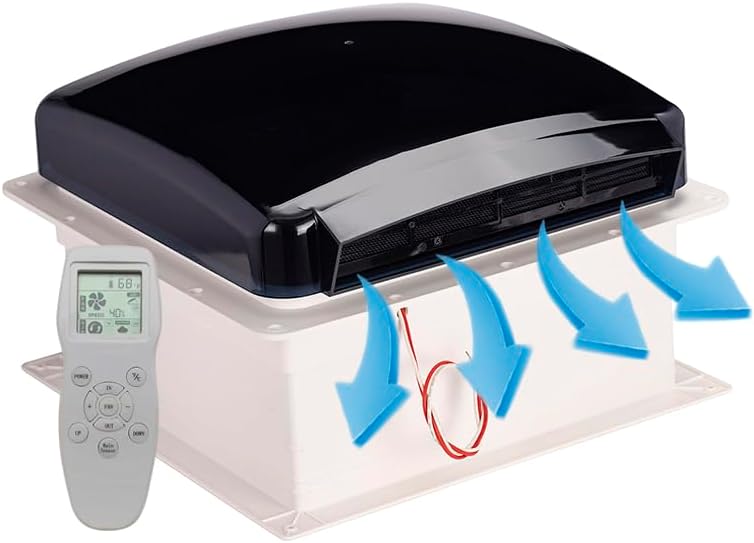 Amazon.com: Starvent RV Roof Vent Fan 6-Speed-Reversible 12V Smoked 14 ...