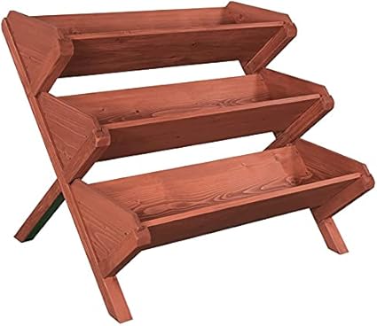 Amazon.com: Leisure Season CP3834 3-Tier Cascading Planter - Medium ...