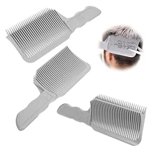 Amazon.com : Fade Combs,3 Pcs Barber Gradient Positioning Combs,Fading Comb for Men Self Haircut ...