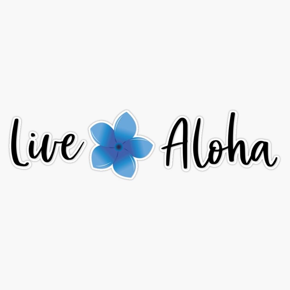 Amazon.com - Live Aloha Shaka Hawaiian Islands Hawaii Hang Loose Vinyl ...