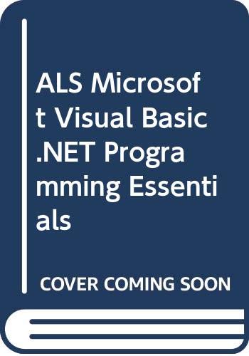 ALS Microsoft Visual Basic.NET Programming Essentials : Buy Online at Best Price in KSA - Souq ...
