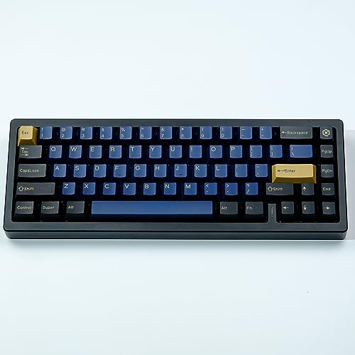 175 Keys PBT Double Shot Keycaps Cherry Profile Blue Samurai Keycaps ...