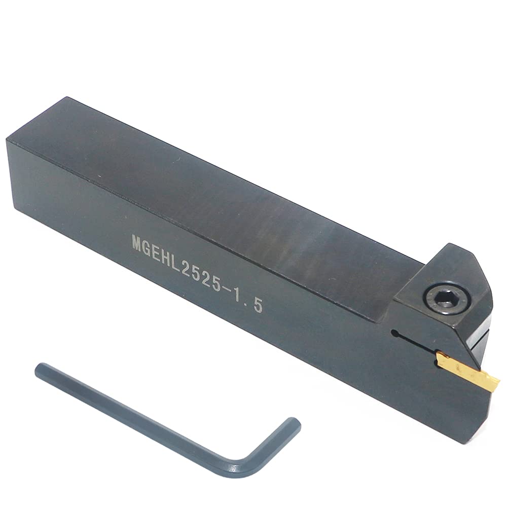 MGEHL 2525 1.5 External Grooving Holder with MGMN 150 Insert, Square ...