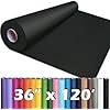 Amazon.com: PerkHomy 36" x 1,440" (120') Black Kraft Paper Roll for ...