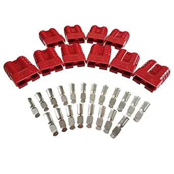 10 x 600V 50A Battery Connector Quick Connector Plug for Car Van ...