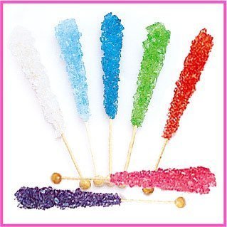 Amazon.com : Assorted Rock Candy Sticks (10 CT, 11 possible flavors) by ...