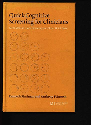 Quick Cognitive Screening for Clinicians: kenneth-i-shulman-a-feinstein ...
