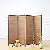 Amazon.com - Furnnylane 4 Panel Room Divider Short Folding Screen ...