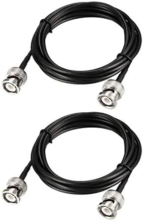 Amazon.com: uxcell BNC Male to Male Coaxial Jumper Cable 50 ohm 5 feet RG174 for Video Signals ...