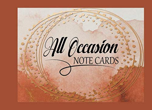 All Occasion Note Cards: 40 Full Color Cards Perfect For Thoughtful ...