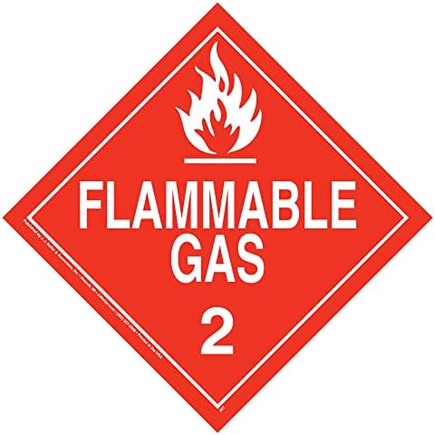 Amazon.com: Class 3 Flammable Liquid Placard, Worded 10-pk. (10.75" x ...