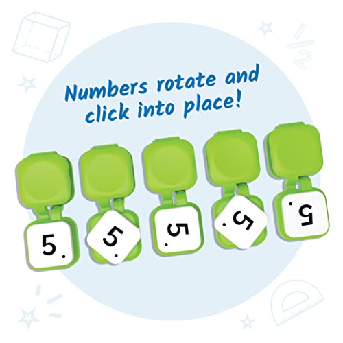 Learning Resources Learn My Numbers Fine Motor Clips, Kids Clothes Peg ...