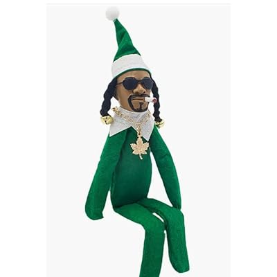 Buy Snoop on a Stoop Christmas Elf Doll Black Elf Doll 11.8 inch ...