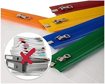 A4+ Strong Clear Plastic Zip Zippi Zippa Bags Folders Wallets - Pack 5 ...