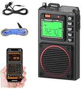 Raddy RF757 APP Control Shortwave Radio, Portable Radio with AM/FM/SW ...