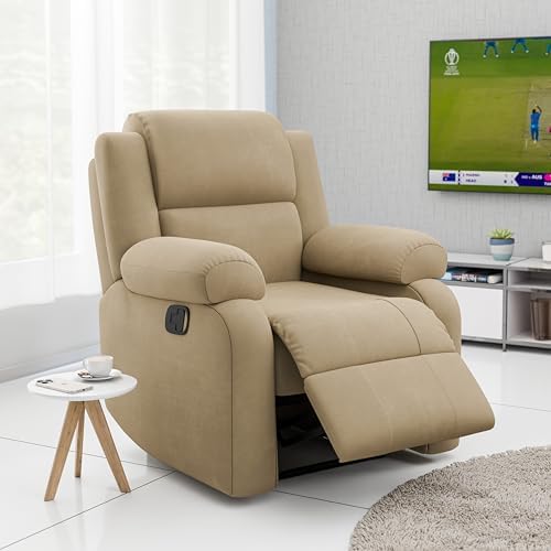 Green Soul® Comfy | Single Seater Recliner Sofa with Soft Suede Fabric ...