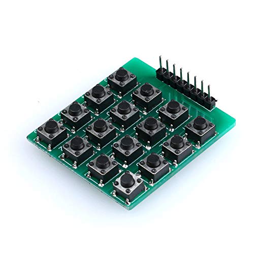 Microswitch 44 Matrix Keyboard 16 Bit Key Independent Button Mcu External Expansion Keyboard