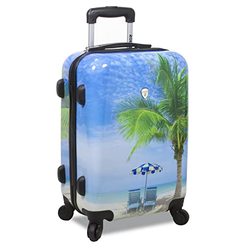 Rolite Palm Tree Hardside 3-Piece Spinner Luggage Set - Persaud Travel