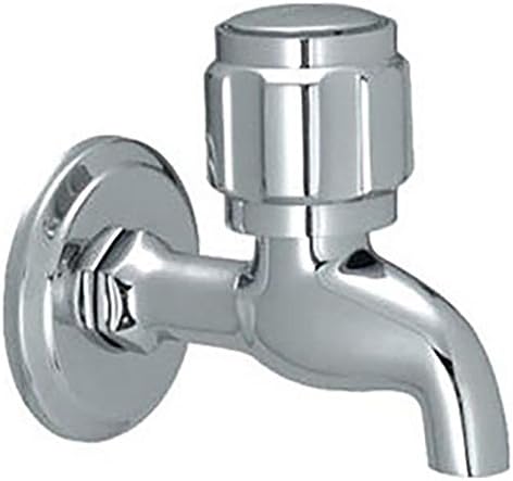 WATERMAN® Cube Short Body Tap (1 Pc) with Wall Flange Brass Body Chrome ...