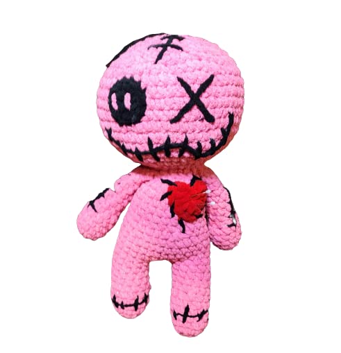 Amazon.com: Voodoo doll crochet plushie, large (aqua sparkle ...