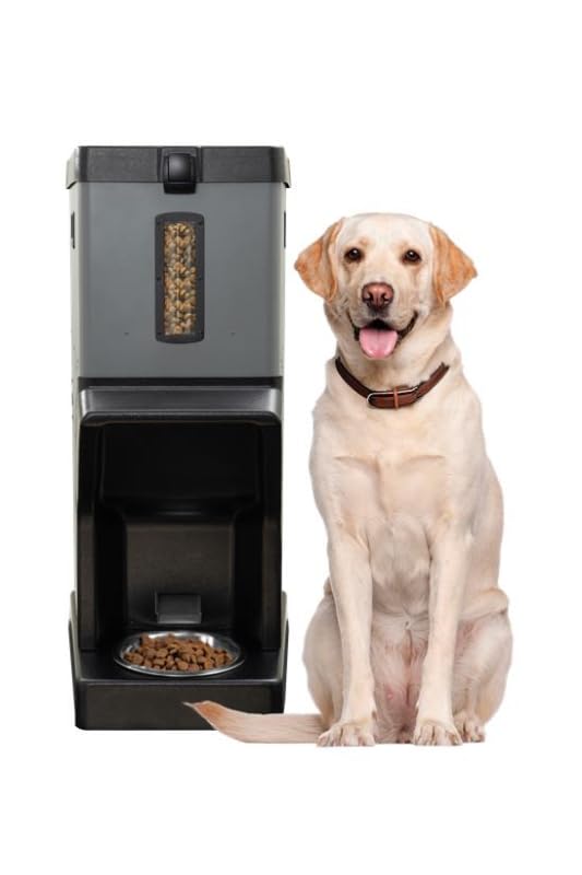 Pet Supplies : SimplePets Blazer Large 40 lb. Capacity Automatic Dog Feeder – Gunmetal Gray ...