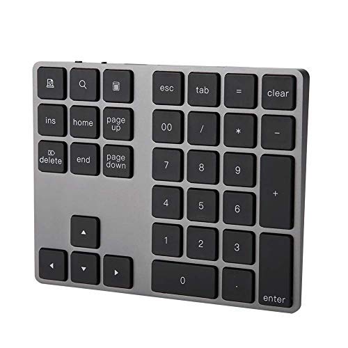 Amazon.in: Buy Wireless Numeric Keypad, Rechargeable Aluminum Alloy 34 ...