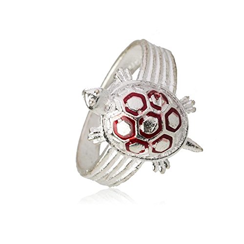 Buy Shining Jewel 925 Silver Plated Tortoise Finger Ring (SJ_4181) at ...