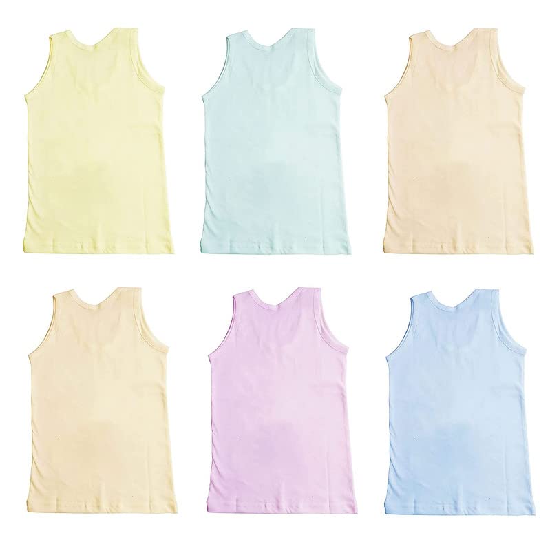 Buy B.S. DAS Coloured Round Neck Sleevless Baniyan/Vest/Sando Innerwear ...