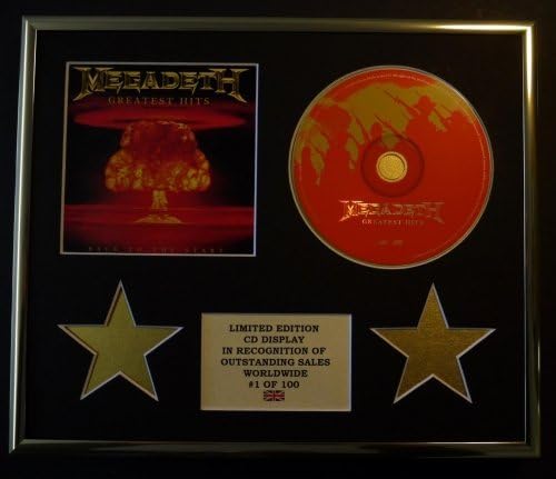 MEGADETH/CD DISPLAY/LIMITED EDITION/COA/GREATEST HITS – BigaMart