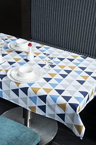 HOMEMONDE 4 Seater Cotton Table Cloth - 40 x 60 Inches Table Cover for ...