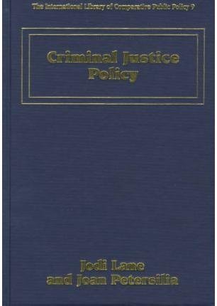 Amazon.com: Criminal Justice Policy (The International Library of ...