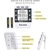 Amazon.com: Digital Kitchen Timer Dual Timers 3 Channels Count UP/Down ...