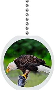Eagle on Post Solid Ceramic Fan Pull - Amazon.com
