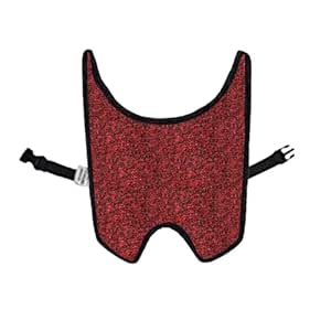 Mototrance Anti Skid Curly Scooter/Scooty Foot Mats (Red Black ...