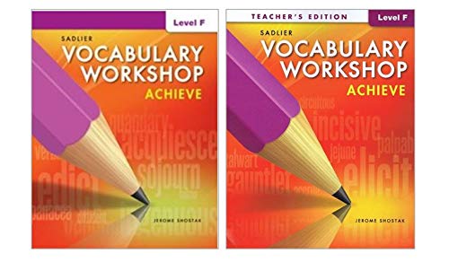 Amazon.in: Buy Vocabulary Workshop Achieve Student Book with Teacher's ...