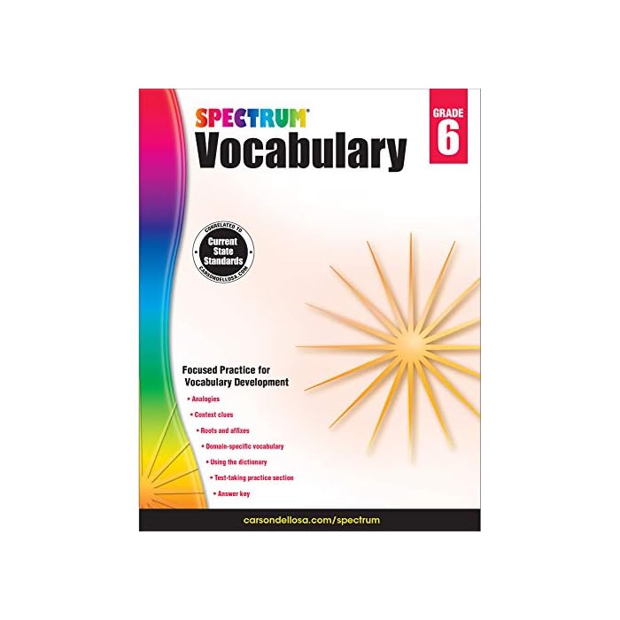 Buy Spectrum Grade 6 Vocabulary Workbook 6th Grade Vocabulary Covering buy-spectrum-grade-6-vocabulary-workbook-6th-grade-vocabulary-covering