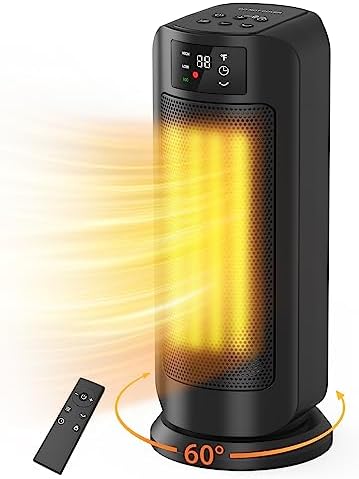 Amazon.com: 1500W Space Heaters for Indoor Use, Portable Electric ...
