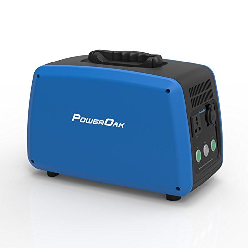 PowerOak - PS10B - 1200Wh -500W MAX Load -Portable Generator Solar ...