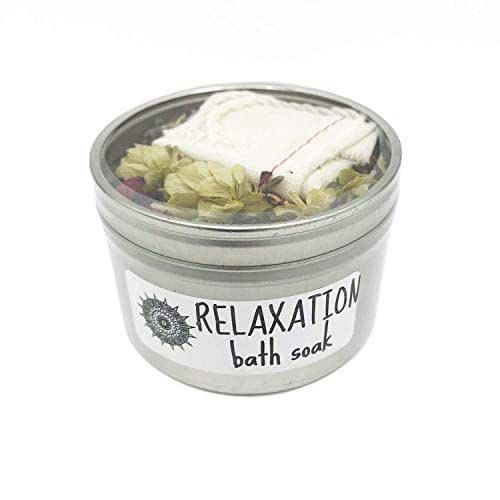 Amazon.com: Relaxation Herbal Bath Soak - Tub Tea - Rose Lavender Hops ...