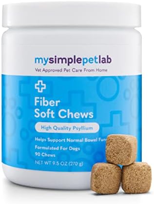 Pet Supplies : MySimplePetLab Dog Fiber Soft Chews | Dog Fiber ...