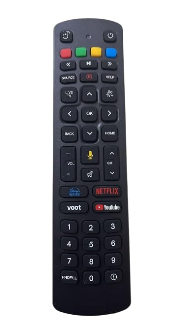 Buy Remote Control Compatible for jio Fiber Set Top Box with Voice ...