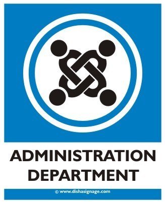 Administration Department Sign Board : Amazon.in: Office Products