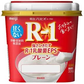 Amazon.co.jp: Meiji Probio Yogurt R-1 Plain, 11.6 oz (336 g) x 6 Packs ...
