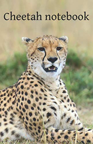 Cheetah notebook: Small lined Cheetah notebook - Travel Journal to write in - 120 pages - 5.5"x8 ...