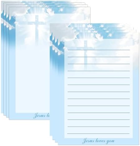 Amazon.com : Religious Christmas Christian Stationery 50 Set Religious ...