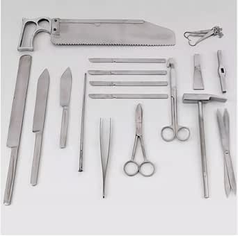 Amazon.com: Postmortem Instrument Set/Autopsy/Dissection Kit Anatomy ...