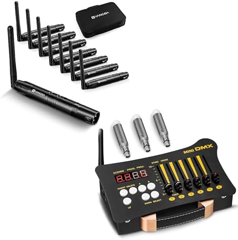 Amazon.com: Wireless DMX Controller Bundled with Wireless receivers 17% ...